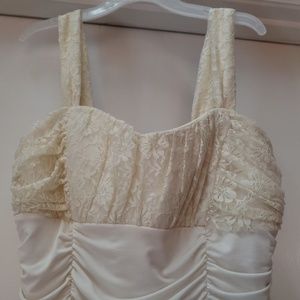 Pompous Girly | Dresses | Beautiful White Mini Dress With Lace And ...